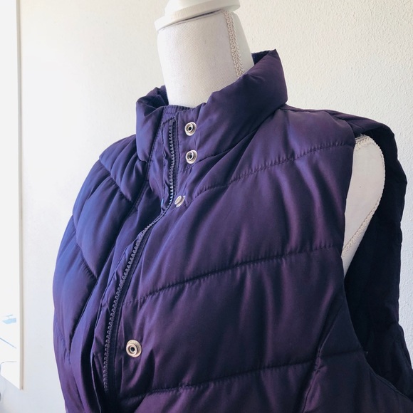GAP | Jackets & Coats | Gap Size 6 Puffer Vest Purple | Poshmark